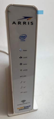 ARRIS SVG2482AC 24 x 8 DOCSIS 3.0 Voice Cable Modem with AC1750 Dual ...
