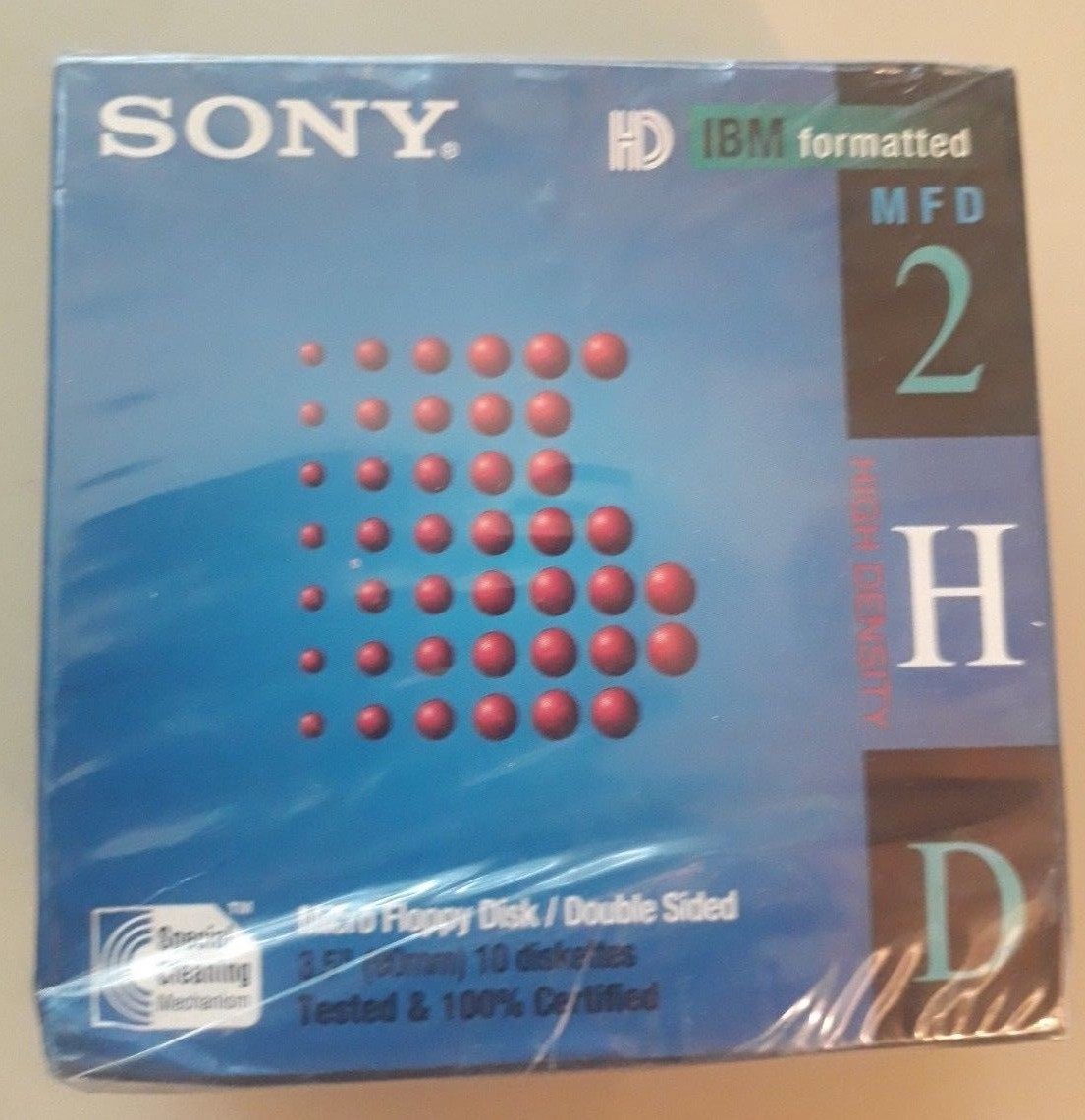 Sony 3.5"10MFD-2HD IBM Diskettes1.44 MB Disks Micro Floppy Disk UPC ...
