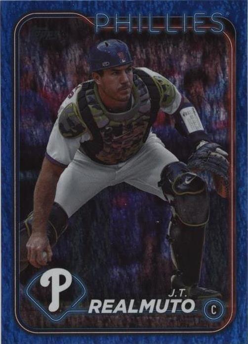 2024 Topps Series 1 - J.T. Realmuto #194 Blue Holofoil /999 for sale ...