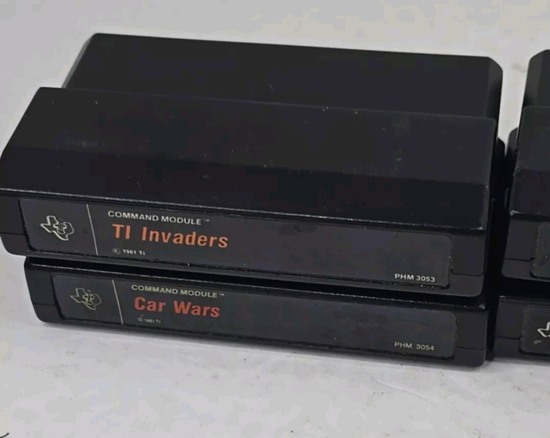 Texas Instruments Home Computer TI-99/4A Command Modules Lot Of 6 ...