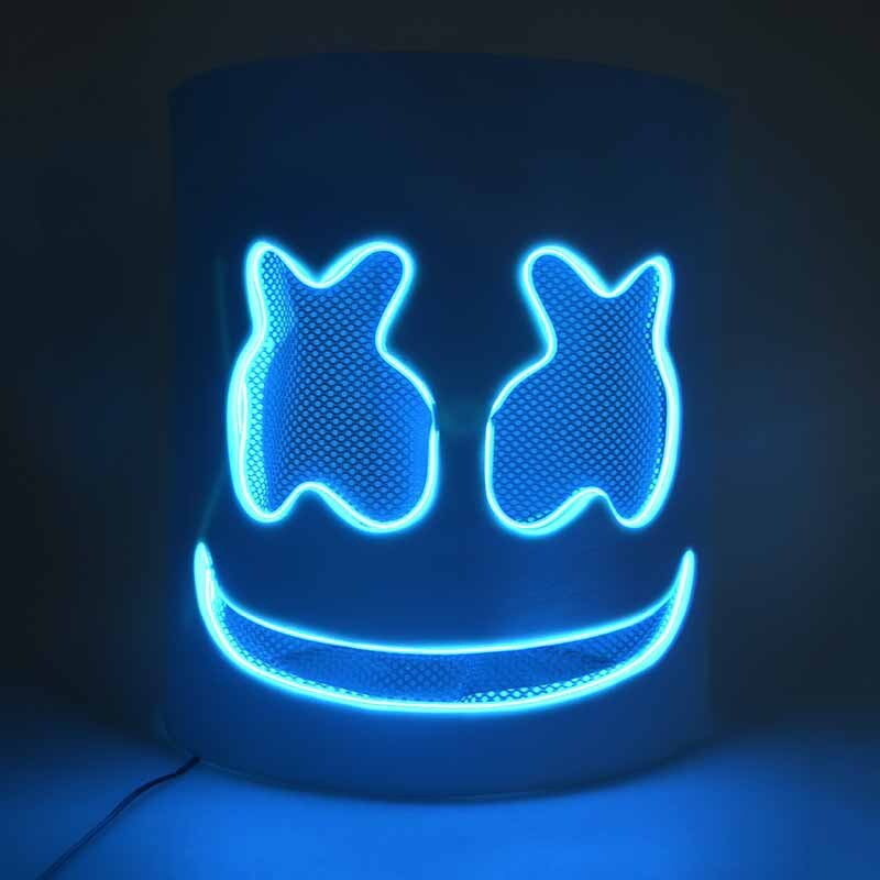 MARSHMELLO DJ MASK FULL HEAD LED HELMET – PERFECT CHRISTMAS PARTY ...