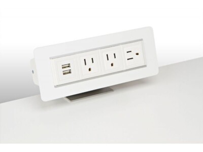 MOCKETT - PCS48F - EDGE MOUNT POWER DOCK WITH DUAL USB CHARGER - 3 ...