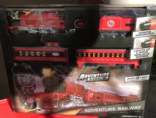 2019 adventure force railway remote controlled train! 13ft track rare ...