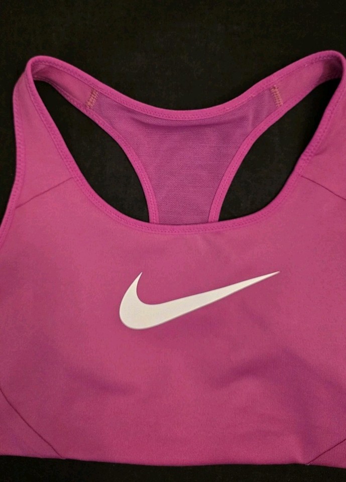 NIKE VICTORY SHAPE WOMEN HIGH SUPPORT SPORT TRAINING BRA FUCHSIA ...