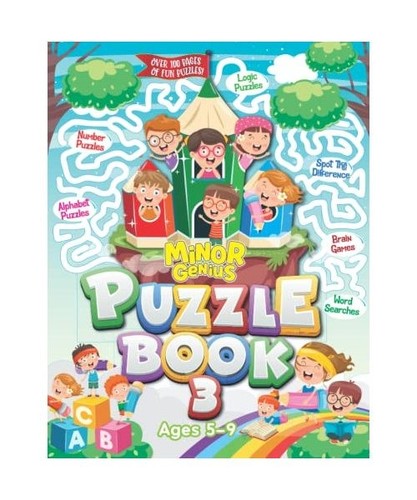 Minor Genius Puzzle Book 3: For Ages 5-9: Over 100 Children’s ...
