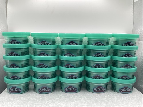 Hasbro Play-Doh (25) 1 Ounce Containers SEA GREEN | eBay