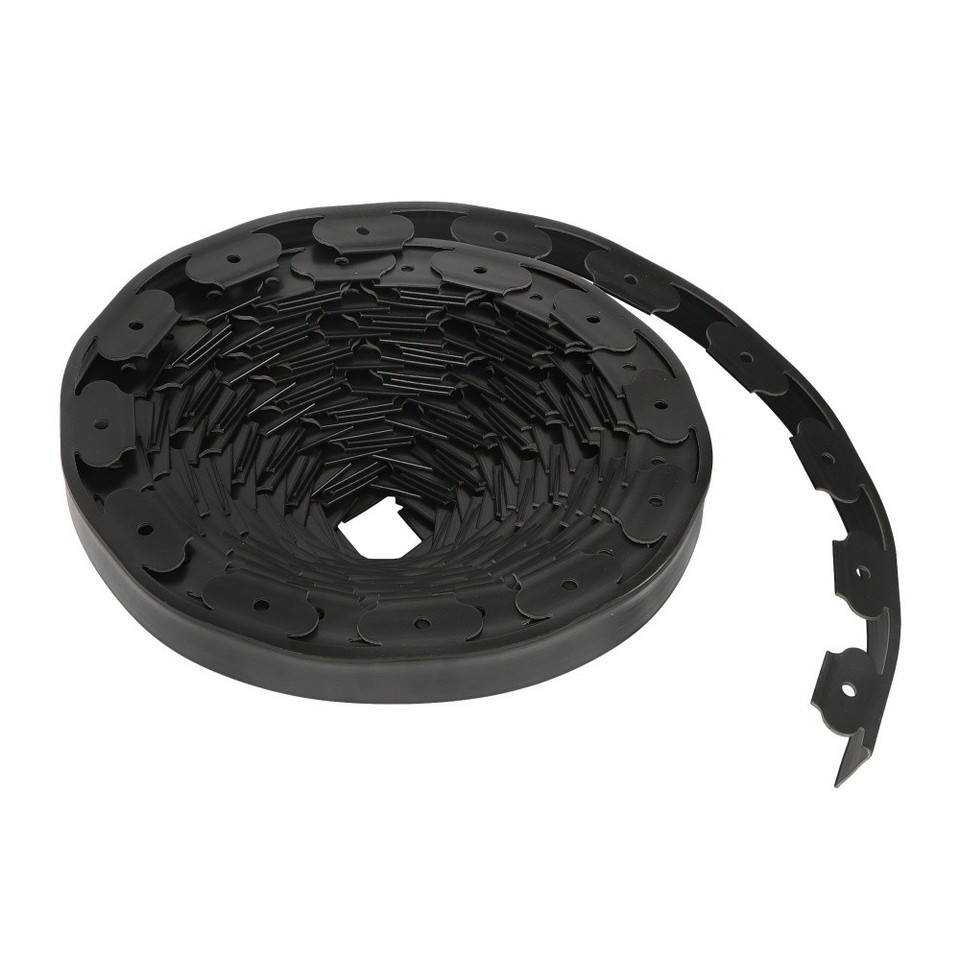 100FT 1.7" Garden Landscape Edging No Dig Lawn Edging Border With 40 8 ...