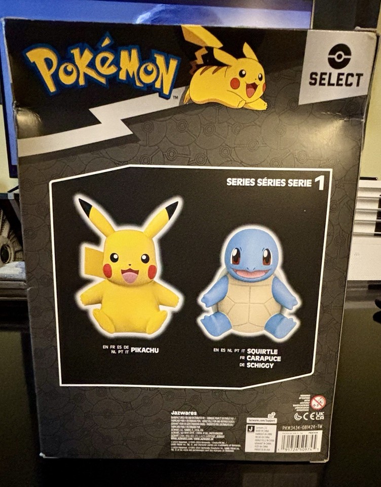 Pokémon High Detailed SQUIRTLE Deluxe Select 9-Inch Vinyl Figure Series ...