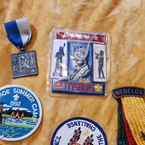 Boy Scouts Mixed Lot Badges, Patches, Medals Gettysburg, York-Adams ...