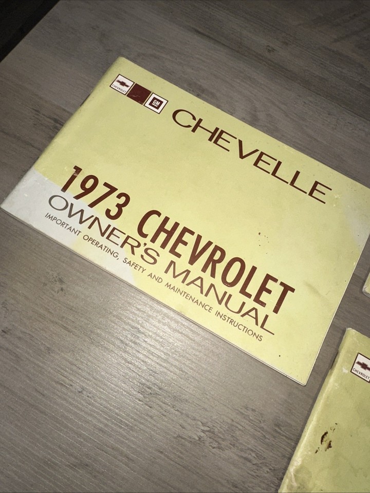 1973 Chevrolet Chevelle Owners Manual User Guide 3 Total! | eBay
