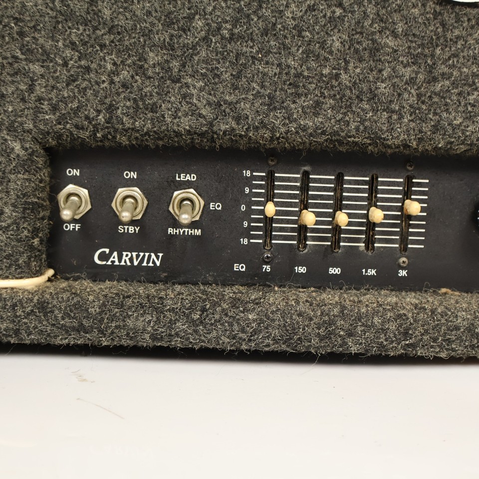 Carvin X-100B Hot Rod Mod 100W Tube Guitar Amp Head with Cover | eBay
