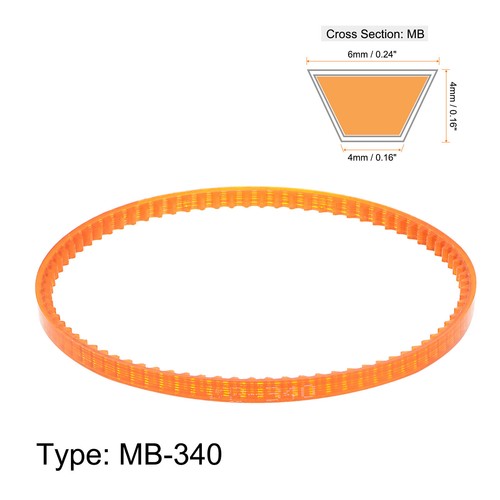 5pcs MB Series Standard Sewing Machine Belts MB340 Neoprene Motor V-Belt | eBay