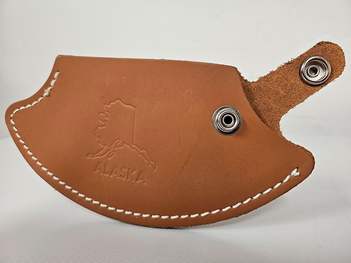*Alaska* Stamped - Genuine Leather Inupiat Ulu Knife Quality Sheath ...