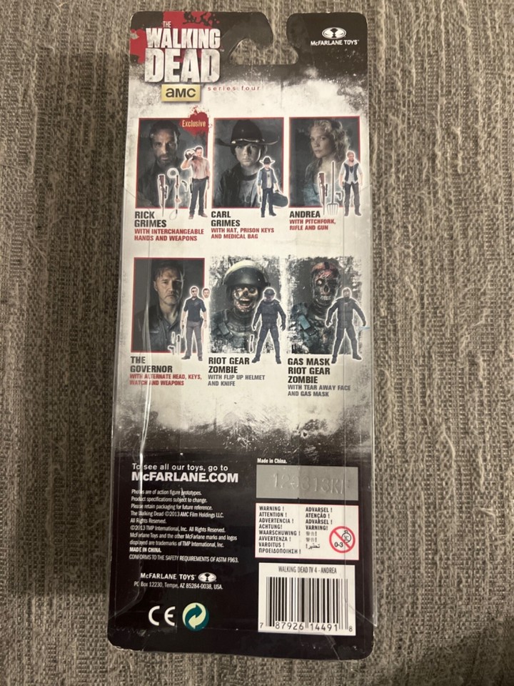 amc The Walking Dead ANDREA figure Tv Series 4 McFarlane Toys ...
