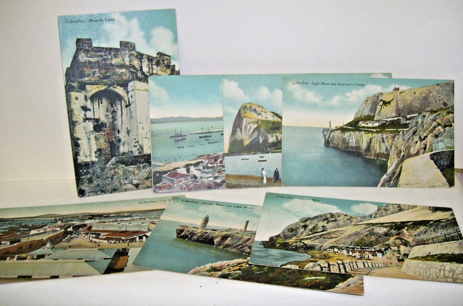 Lot of Seven Postcards From Gibraltar Early 1900's Unused | eBay