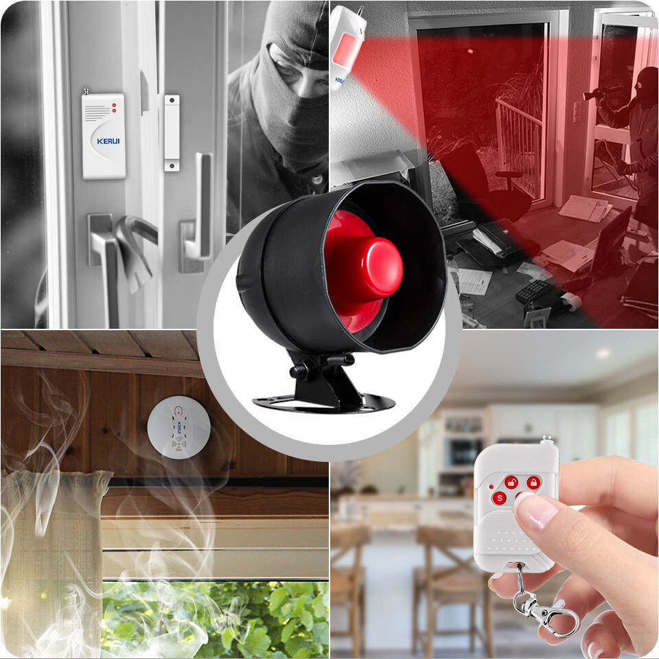 KERUI Wireless Home Alarm System Security Garage Burglar Motion Sensor ...