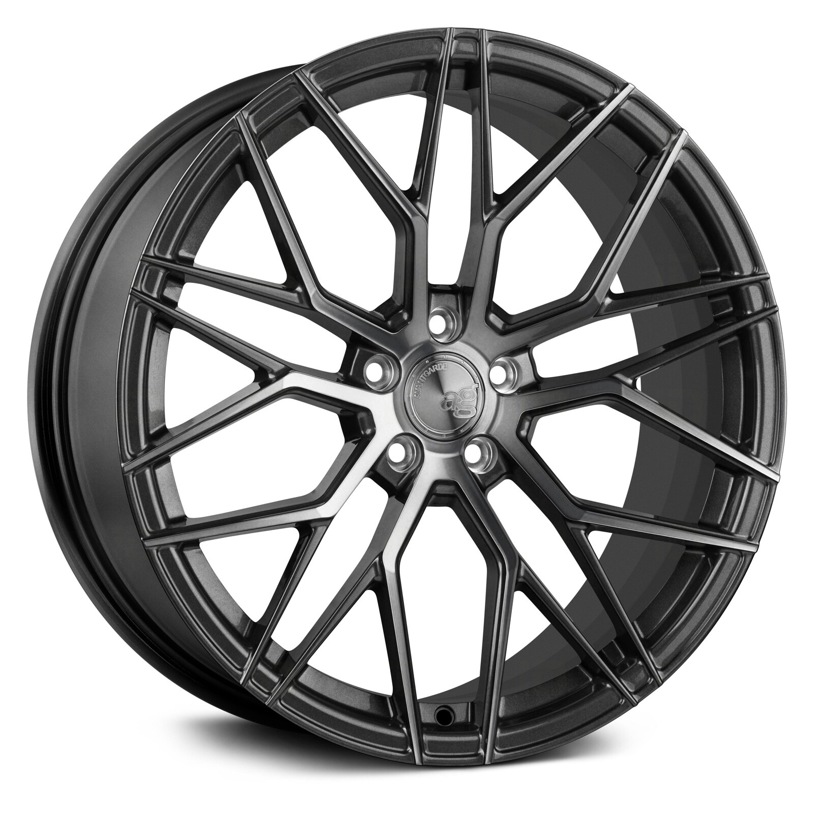 20” AG M520r GRAPHITE METALLIC WHEELS RIMS FOR CADILLAC ATS ATS-V SEDAN ...