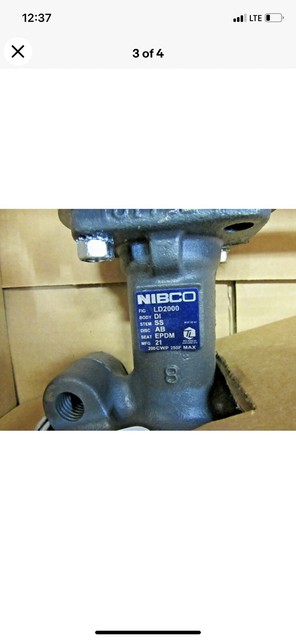 NIBCO LD-2000-5 8" Butterfly Valve Manual Gear Operator (NLG110L) for ...