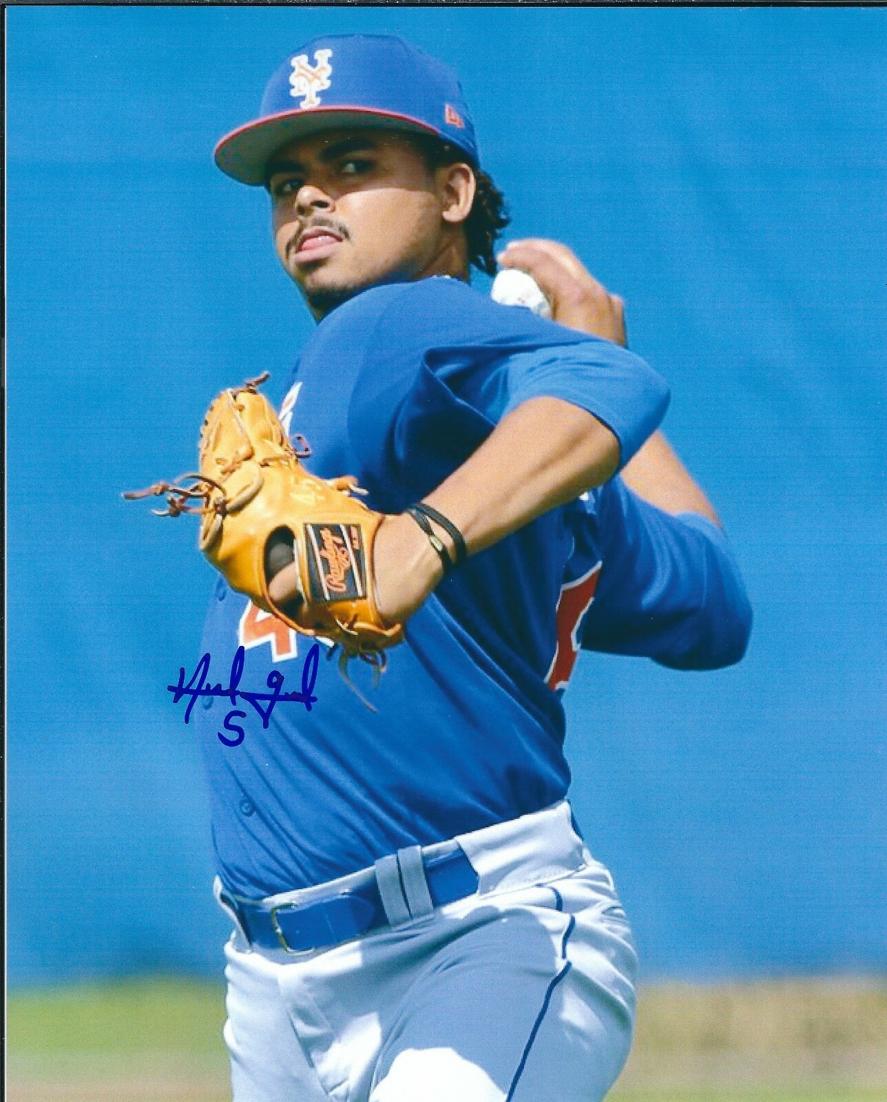 Signed 8x10 HAROL GONZALEZ New York Mets Autographed photo - COA | eBay