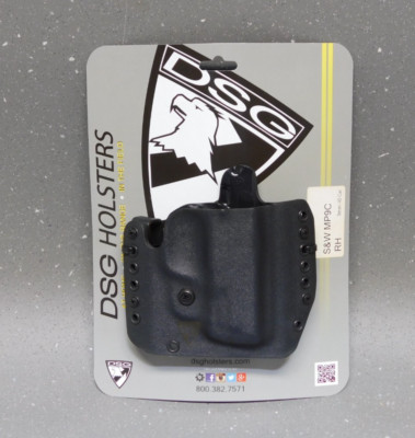 DSG RH Black Kydex Alpha Duty Holster Smith & Wesson S&W M&P 9C Compact ...