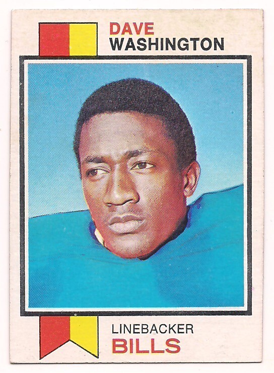 1973 Topps Mike Stratton/Rookie Dave Washington Buffalo Bills | eBay