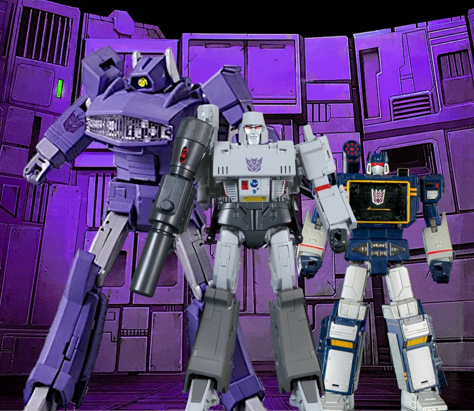 Transformers Vintage G1 Masterpiece Studio Series Decepticons Diorama ...