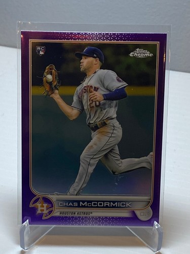 #43 Chas McCormick - Rookie - 2022 Topps Chrome - Purple Refractor ...