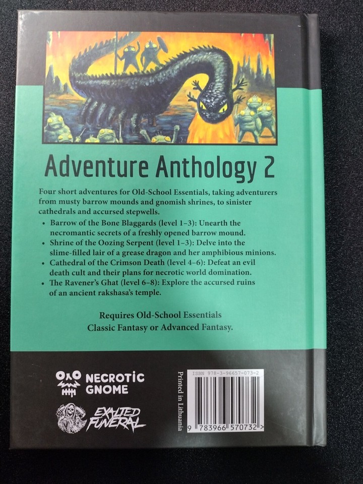 Adventure Anthology 2 (Old School Essentials OSE OSR RPG) Necrotic ...