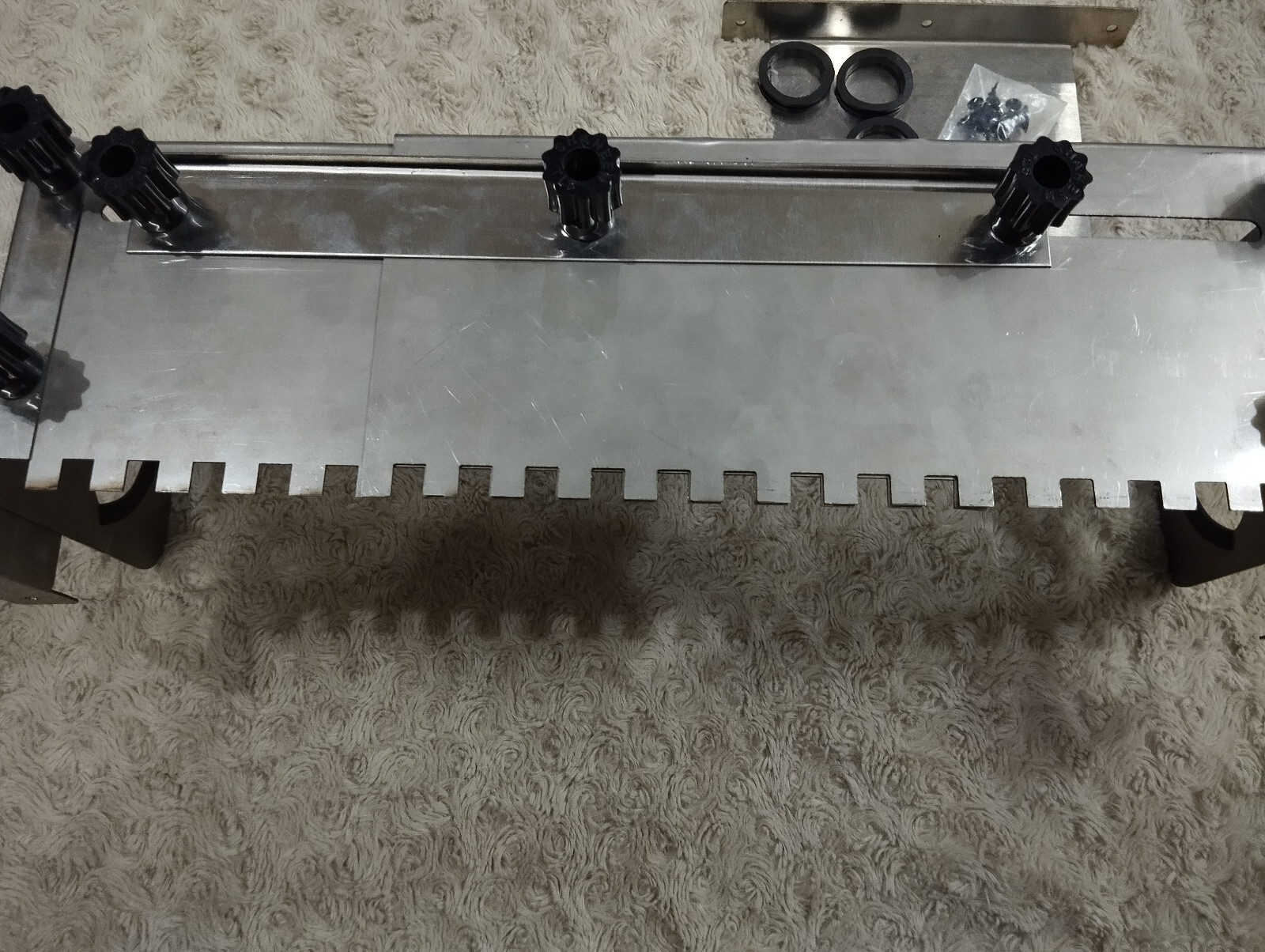 Tile Trowel Box Steel 24" Notch Trowel Box For Tiles Grout Spreader ...