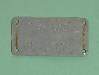 2005 Wisconsin Setline Fishing DNR License Trap Tag...Free Shipping! | eBay