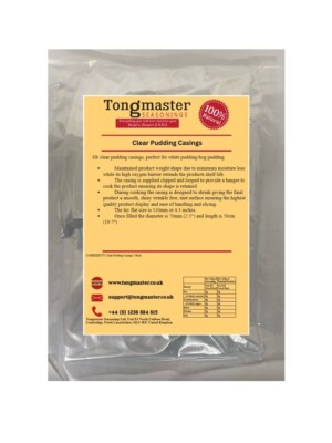 10 x Artificial Plastic Clear Pudding Casings | eBay UK