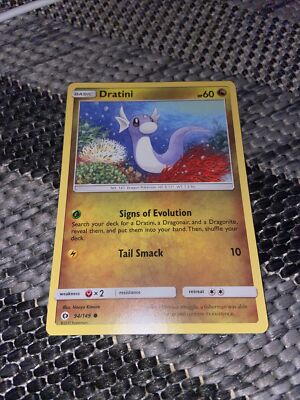 Pokémon TCG Dratini Sun & Moon Base Set 94/149 Regular Common | eBay