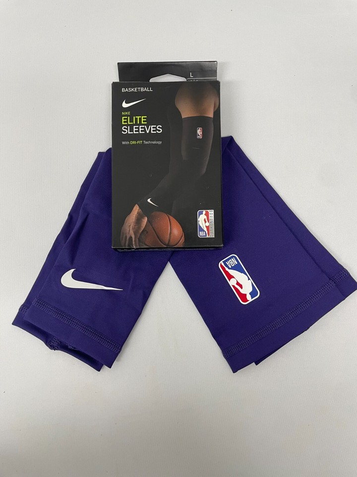 Nike Elite NBA Basketball Arm Sleeves - Purple - CT3750-530 - NWT | eBay