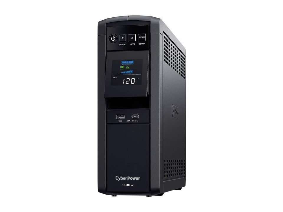 CyberPower CP1500PFCLCD PFC Sinewave UPS Systems - 1500VA/1000W, 120 ...
