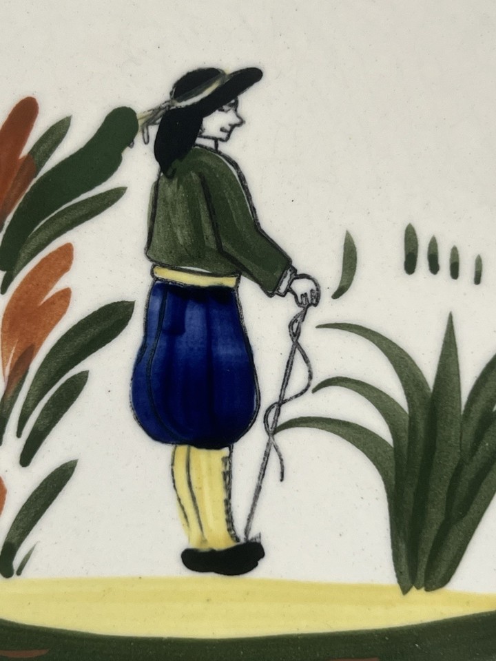 Blue Ridge Pottery Lyonnaise French Peasant Quimper Faience Oval ...