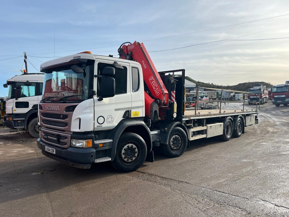 Scania P-SRS L-CLASS P410 8X2 FASSI F455 REMOTE CRANE , MANUAL | eBay UK