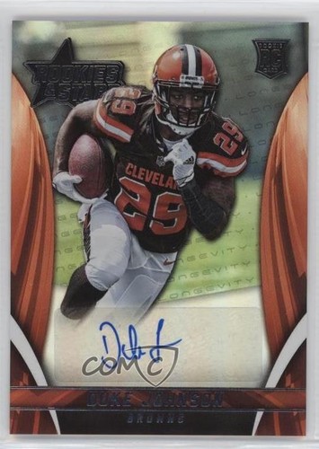 2015 Panini Rookies & Stars Rookie Signatures Longevity Duke Johnson ...