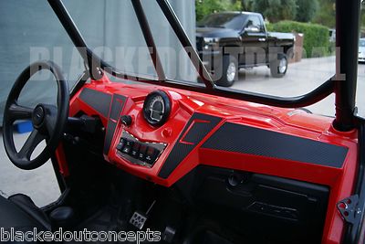 Polaris RANGER RZR XP 900 / RZR 800 Carbon Fiber Dash Overlay Kit xp900 ...