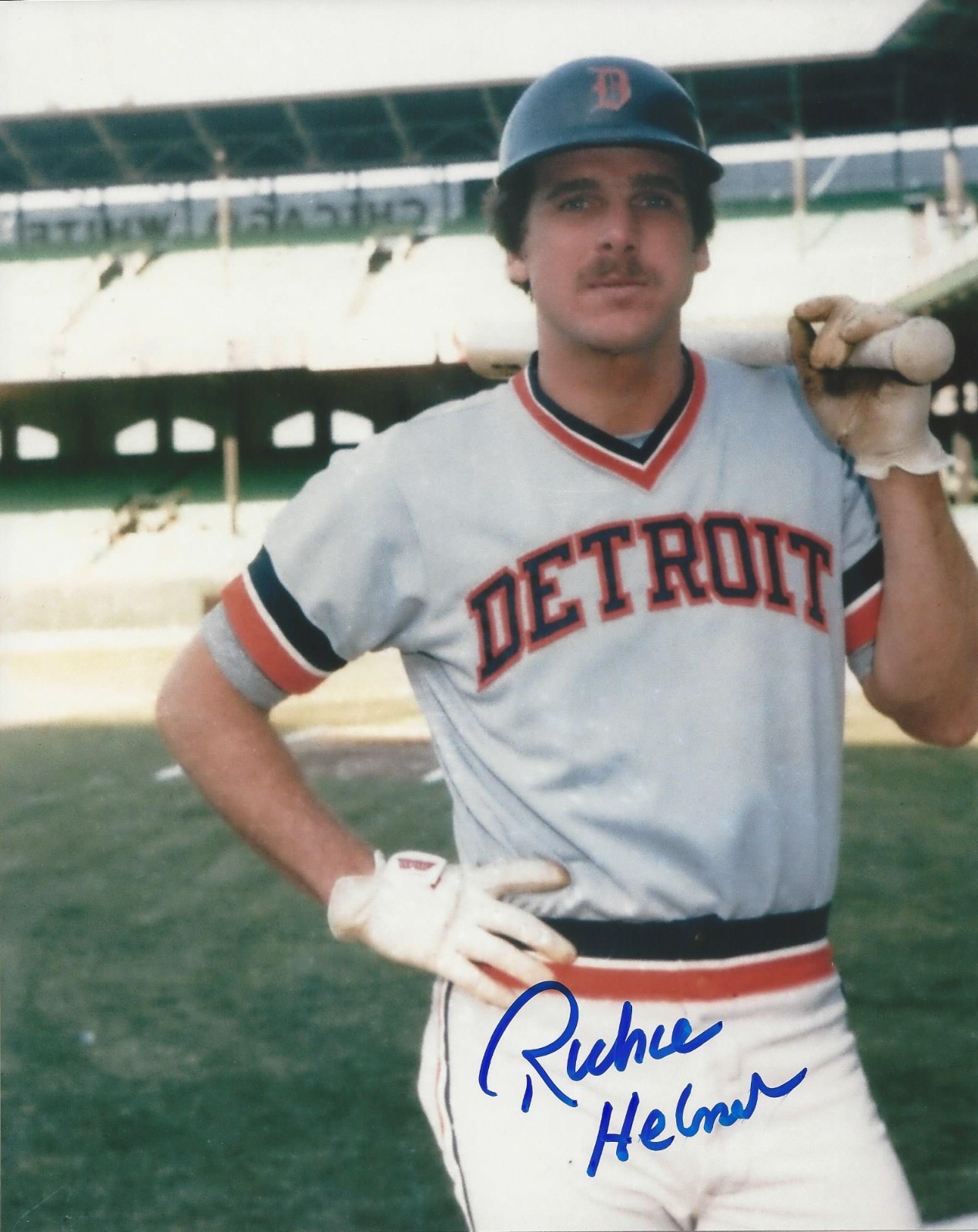 Autographed 8x10 Richie Hebner Detroit Tigers Autographed photo - COA ...