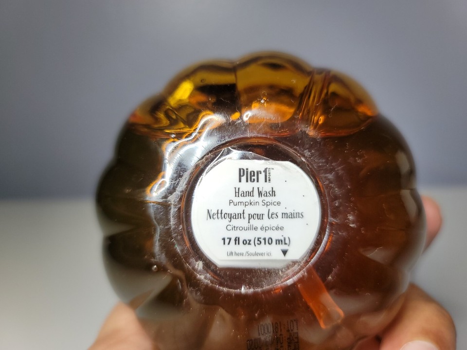 Pier 1 Imports Pumpkin Spice Hand Wash Halloween Jack O Lantern Soap ...