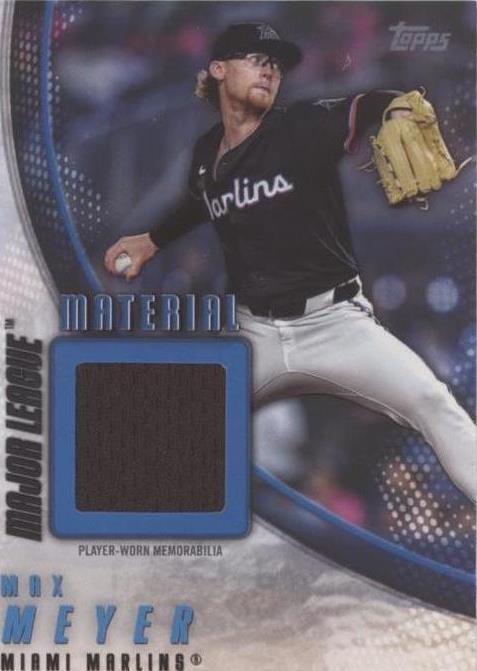 2025 Topps Series 1 - Major League Material Max Meyer #MLM-MME Blue ...