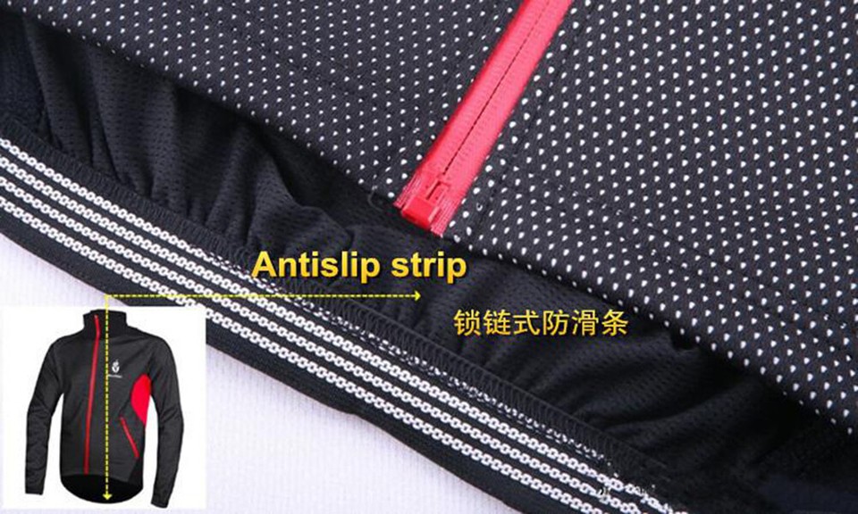 Windproof Waterproof Cycling Jacket Reflective Long Sleeve Bike Jacket ...