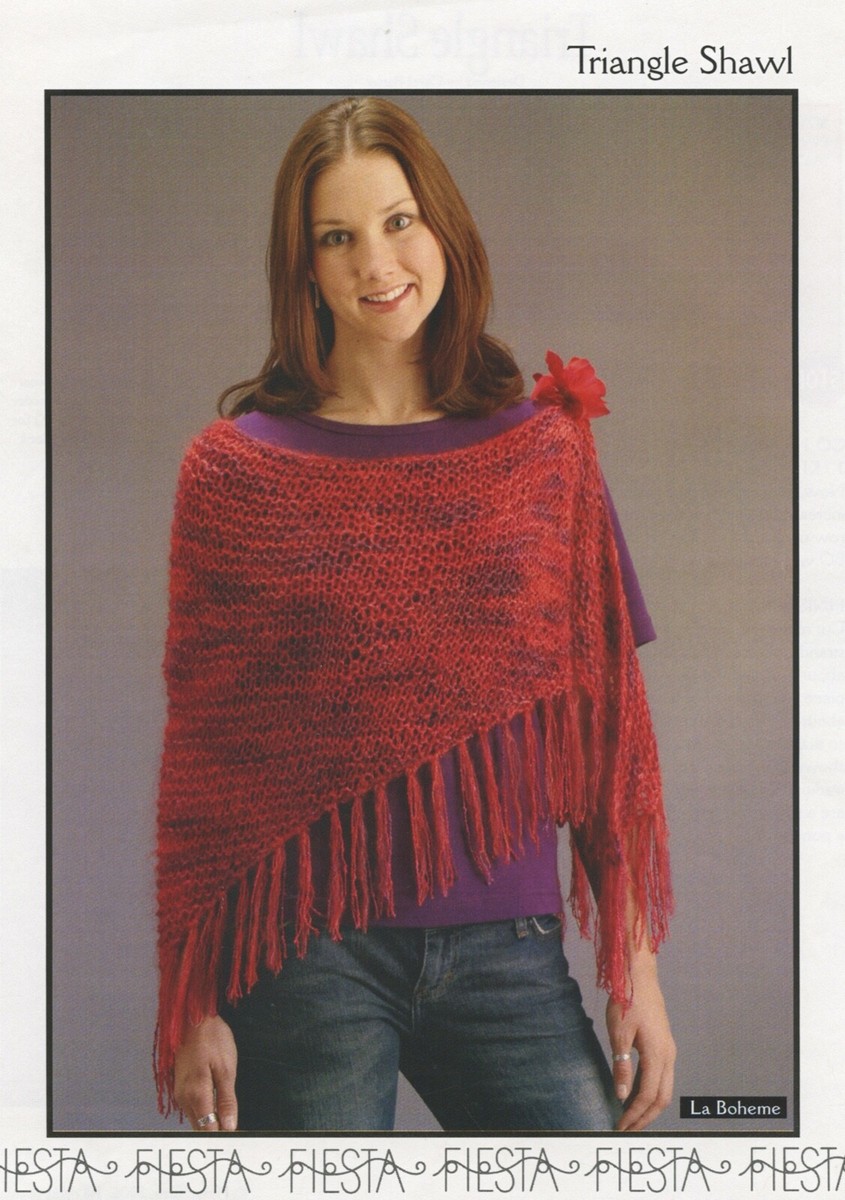 Beginner Triangle Shawl Knitting Pattern Wrap Yourself In Warmth With