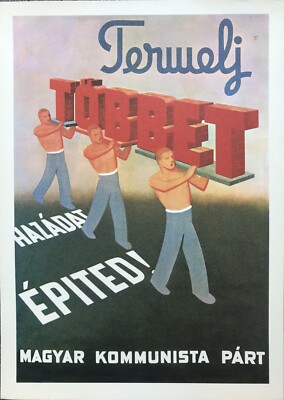 1970 Retro vintage Hungary Magiar soviet communist cool Poster for my ...