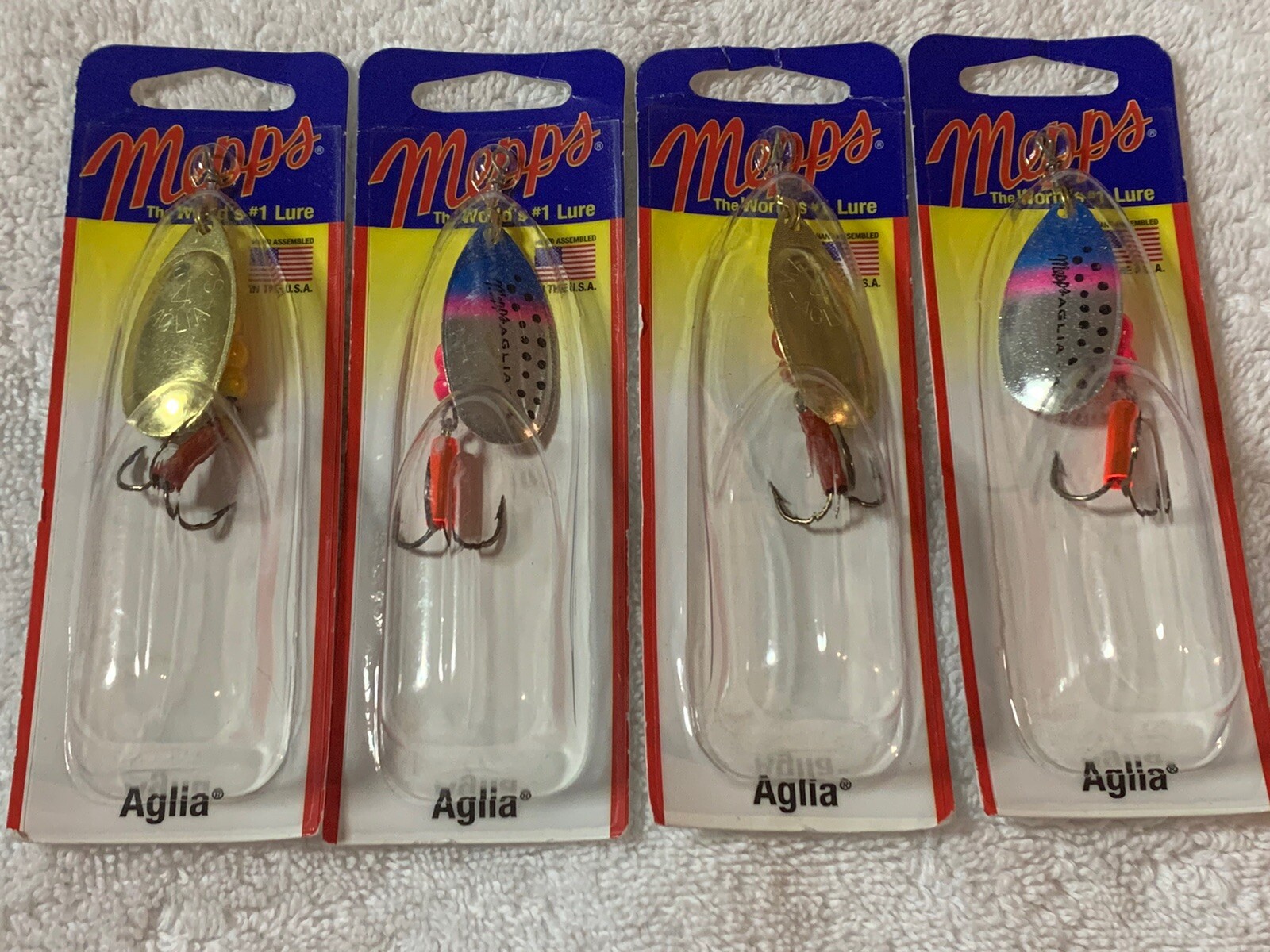 (LOT OF 4) MEPPS AGILA SIZE 4. MULTIPLE COLORS. 1/3oz. NIP #4 | eBay