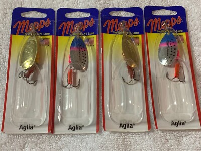 (LOT OF 4) MEPPS AGILA SIZE 4. MULTIPLE COLORS. 1/3oz. NIP #4 | eBay