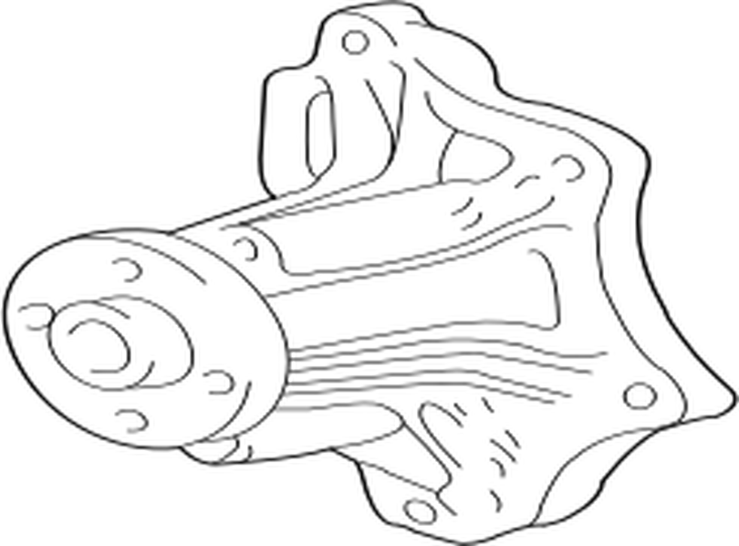 16100-28041 Toyota Pump assy, engine water 1610028041, New Genuine OEM ...