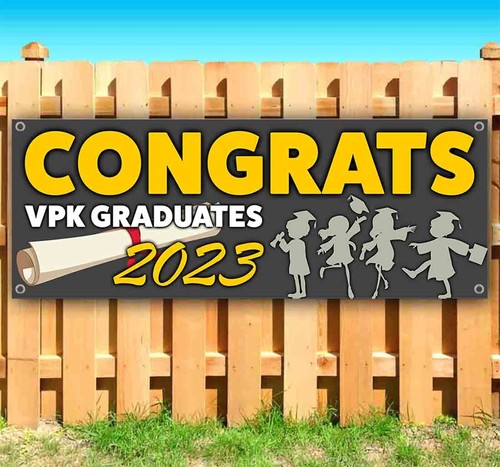 CONGRATS VPK GRADS 2023 Banner Advertising Vinyl Flag Sign Many Sizes ...