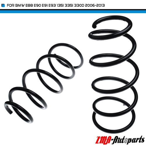 2x Coil Springs for BMW E88 E90 E91 E93 135i 335i 330d Front LH RH ...