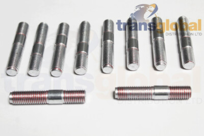 Exhaust Manifold Stud Set x10 for Land Rover Series 2 2A 3 2.25 Petrol ...